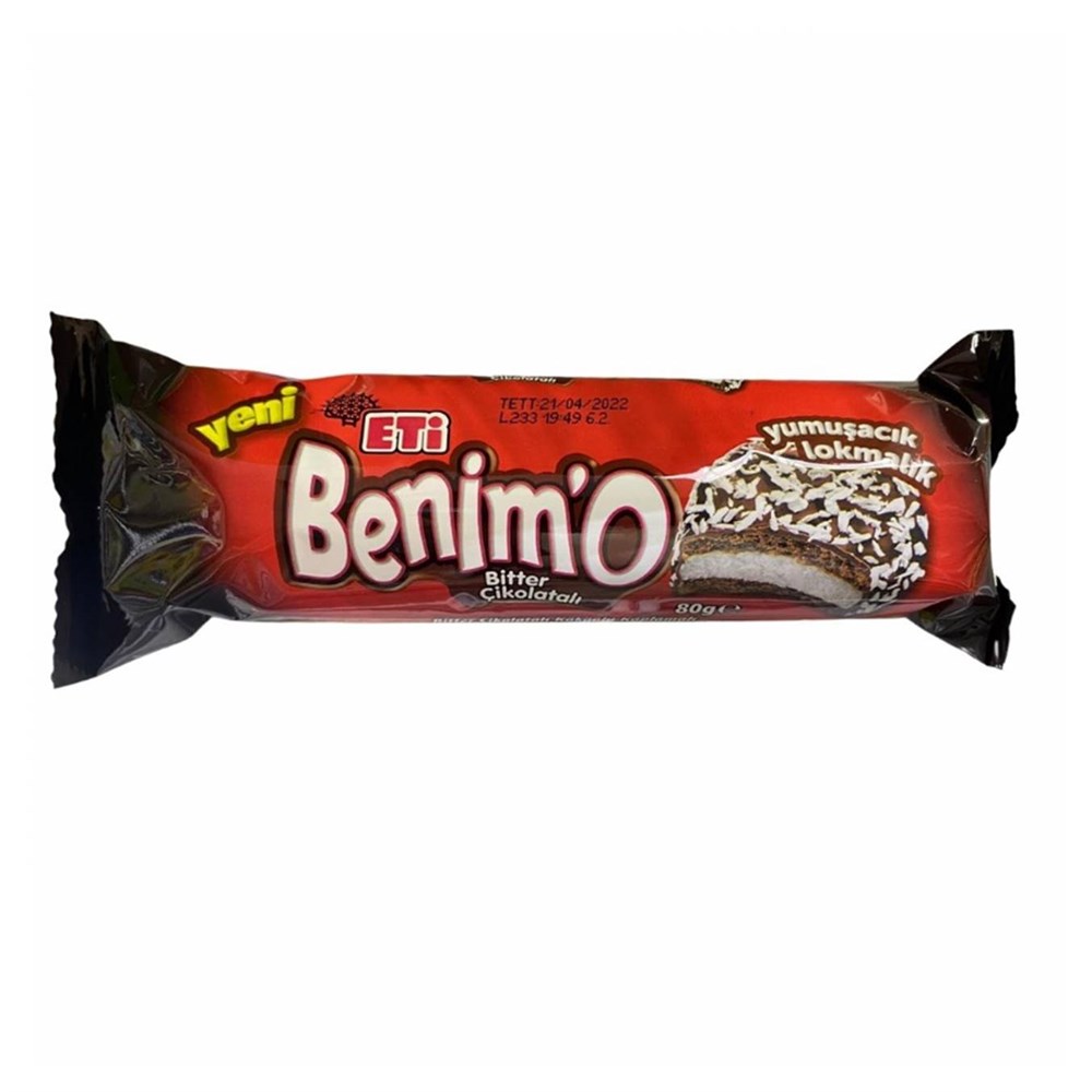 Eti Benim O Bitter Çikolatalı 80 Gr - Demtaş Kapında