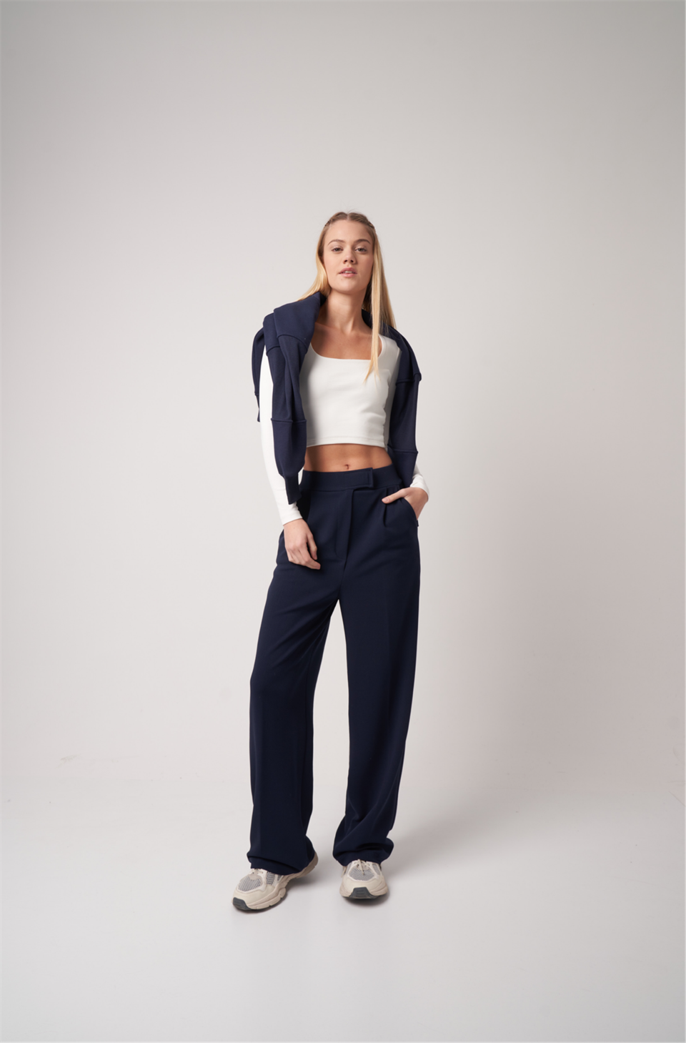 Palazzo Pantolon Lacivert - Ambar