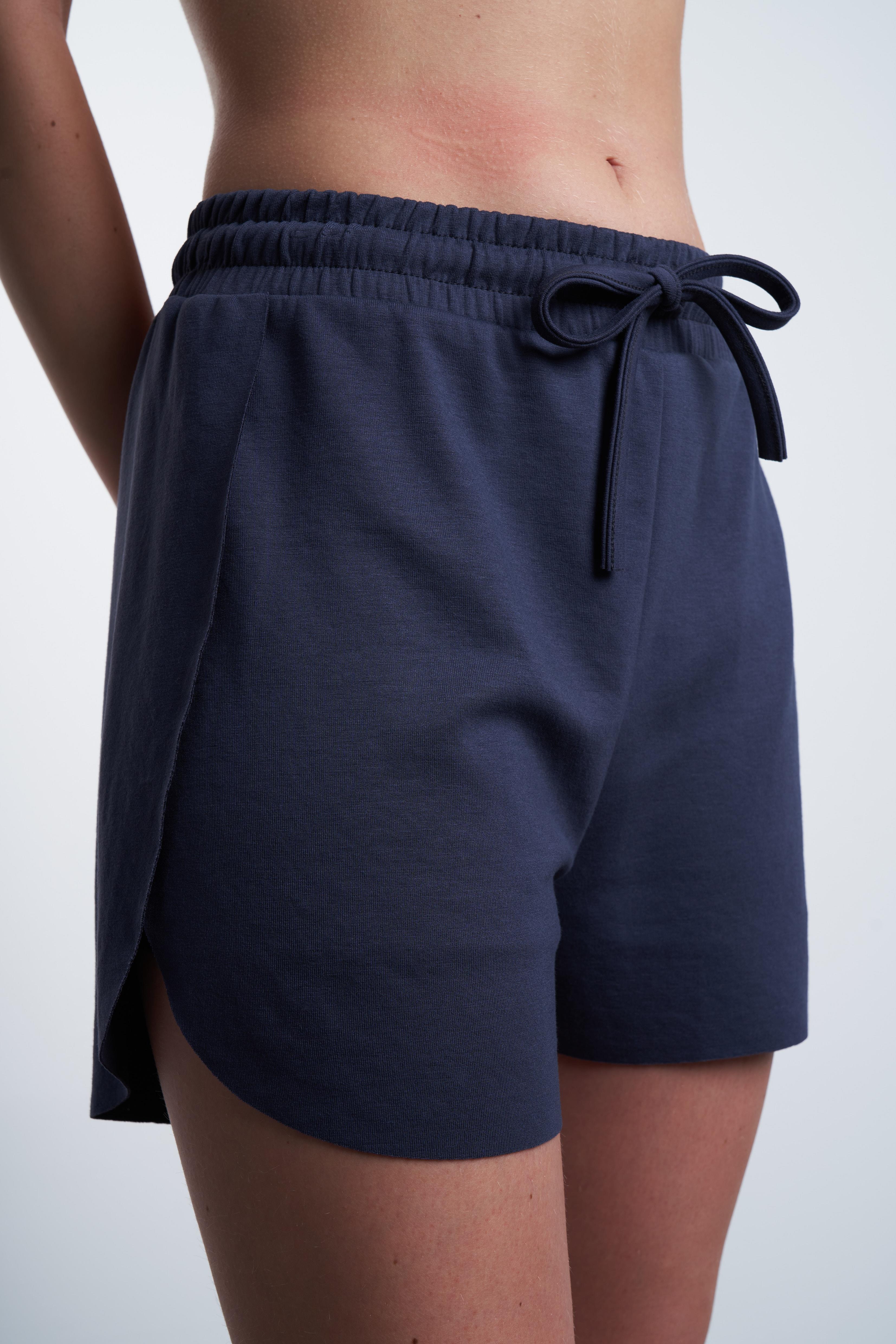 İçi Tayt Detaylı Şort Antrasit - Ambar Giyim