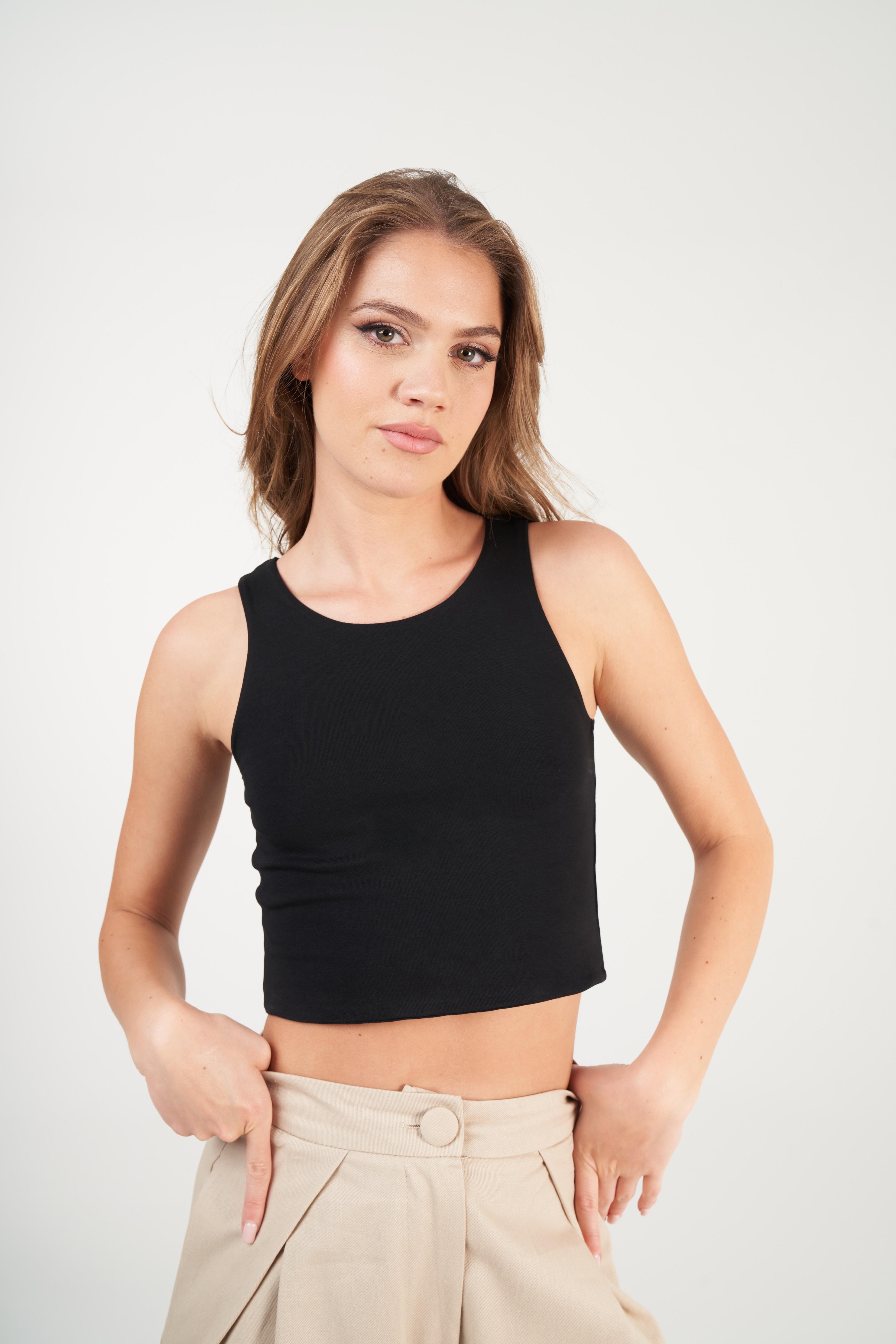 Kolsuz Bluz Siyah - Ambar