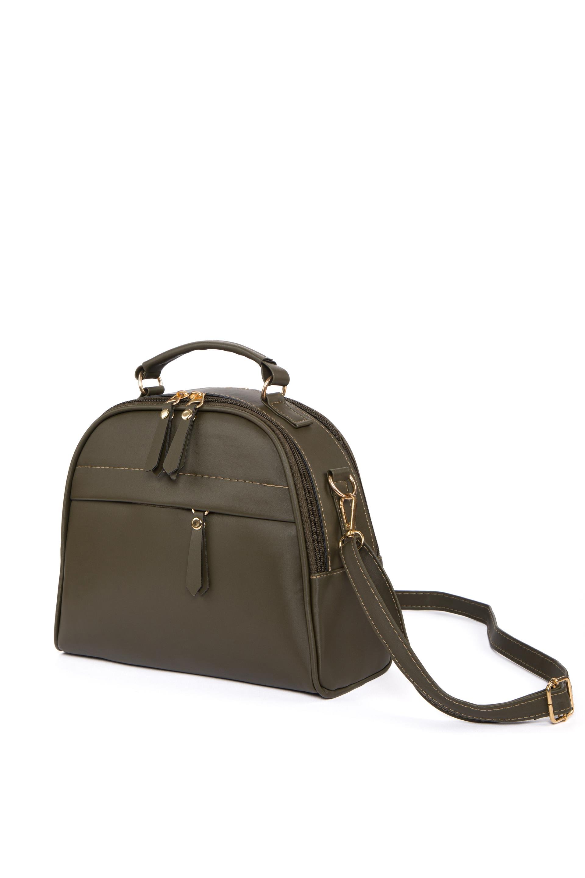 Mini K Model Çanta - Ambar