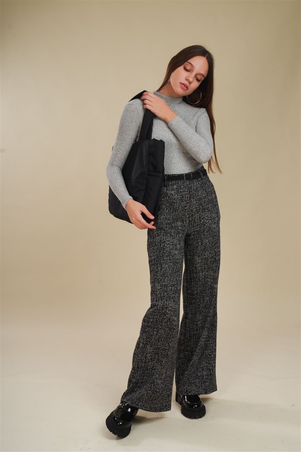 Bol Paça Pantolon - Ambar Giyim