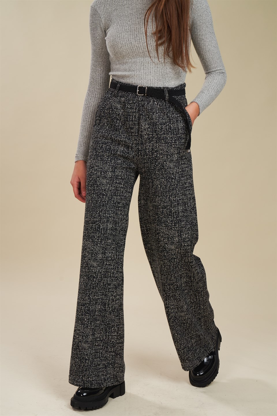 Bol Paça Pantolon - Ambar Giyim