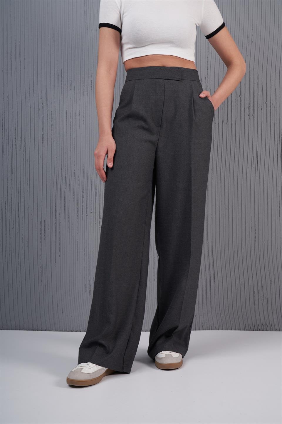 Bol Paça Pantolon Antrasit - Ambar