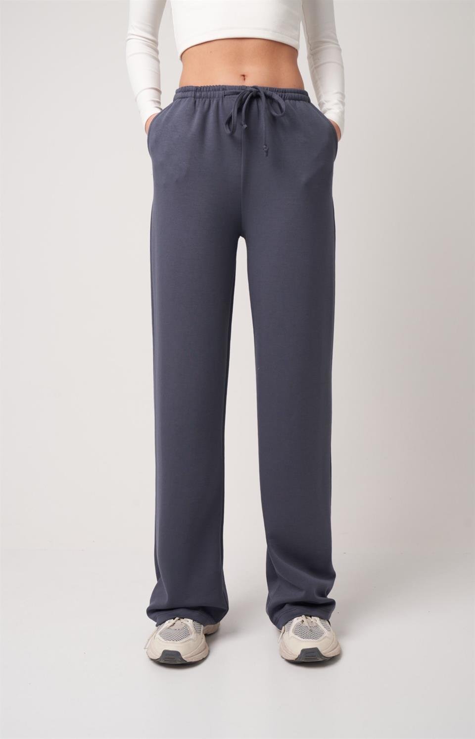 Bol Paça Pantolon Antrasit - Ambar