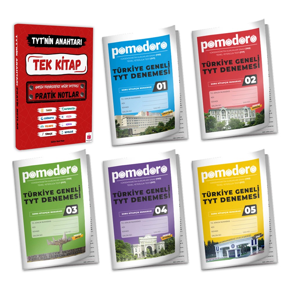 2023 TYT'nin Anahtarı 45 Günde Bitirme Seti