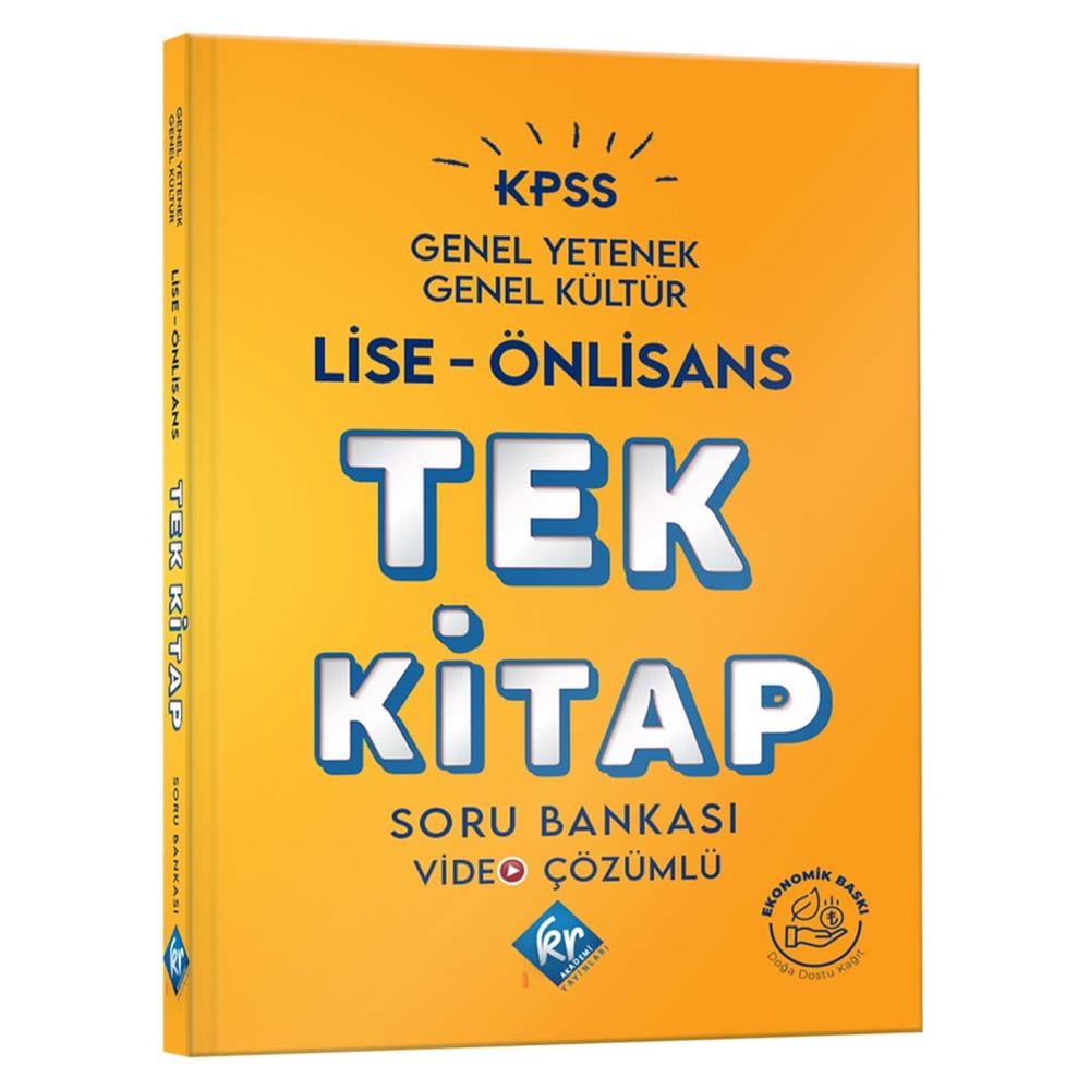 2024 KPSS Lise ÖnLisans Genel Yetenek Genel Kültür Tek Kitap Soru Bankası 2024 KPSS Lise ÖnLisans Genel Yetenek Genel Kültür Tek Kitap Soru Bankası