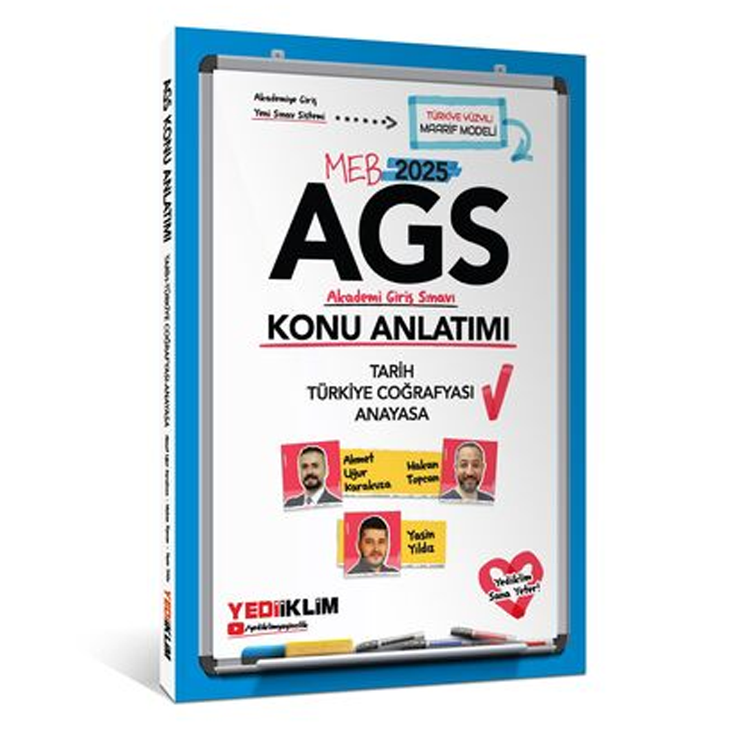 Yediiklim Yayınları 2025 MEB AGS Eğitimin Temelleri - Türk Milli Eğitimi Sistemi ile Mevzuatı ...