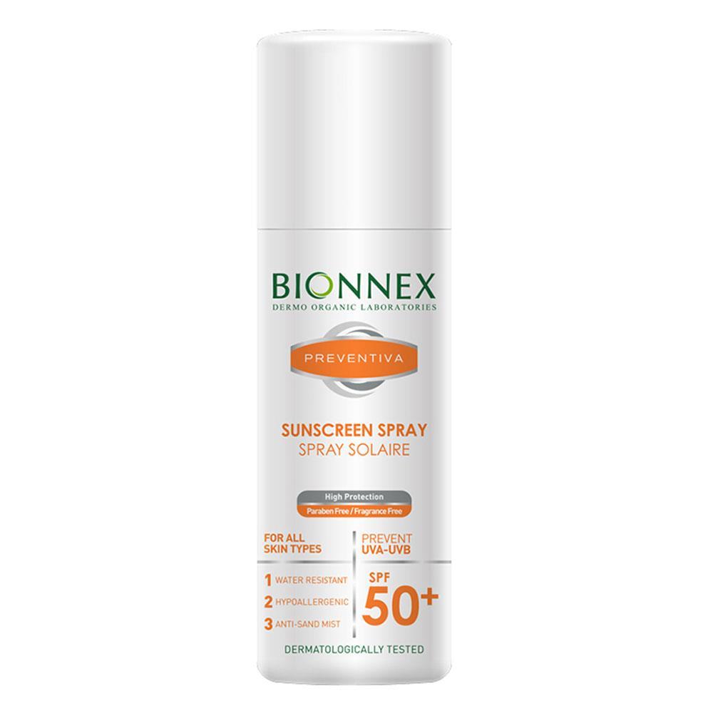 Bionnex Preventiva Sunscreen Spray Solaire SPF50+ 150 ml