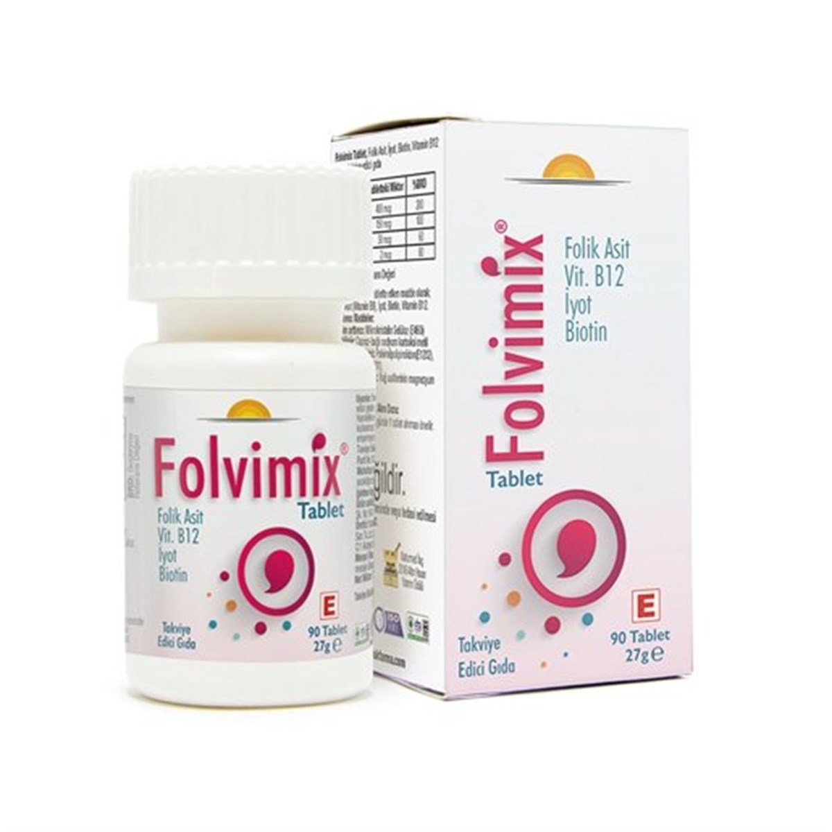 Folvimix Folik Asit 60 Tablet DepoEczanem.com | Dermokozmetik Cilt ...