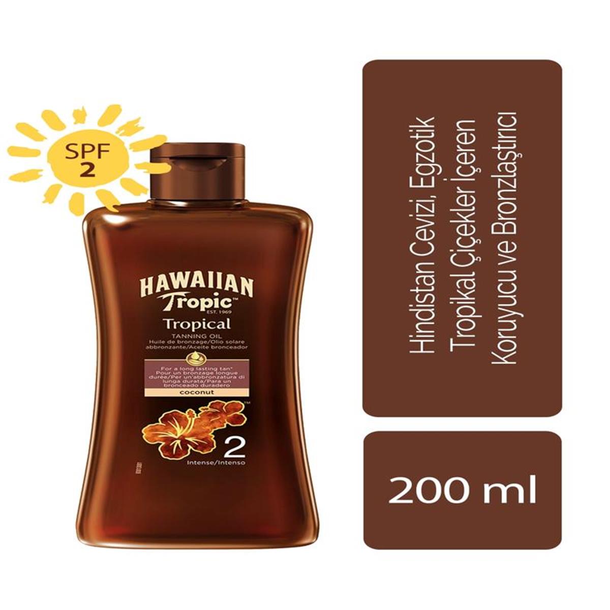 Hawaiian Tropic Oil Protective Tan SPF2 200 ml,225,70 TL, Depoeczanem.com ' da