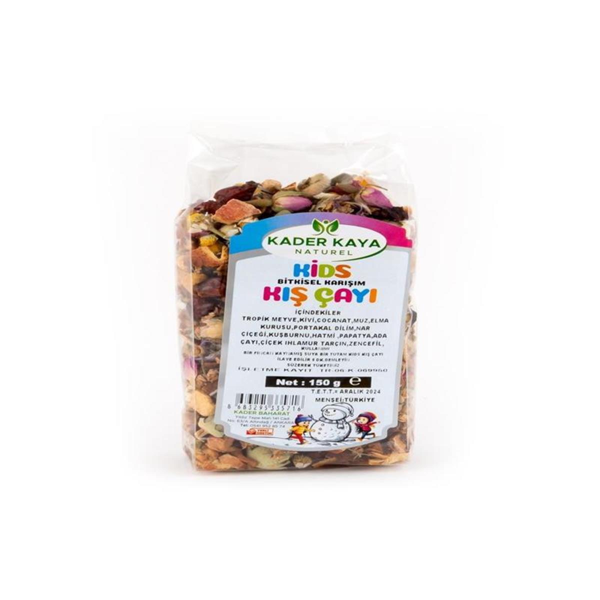 Kader Kaya Kids Bitkisel Karışımlı Kış Çayı 150 gr depoeczanem.com'da