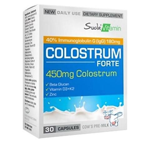 Suda Vitamin Colostrum Forte 30 Kapsül depoeczanem.com'da