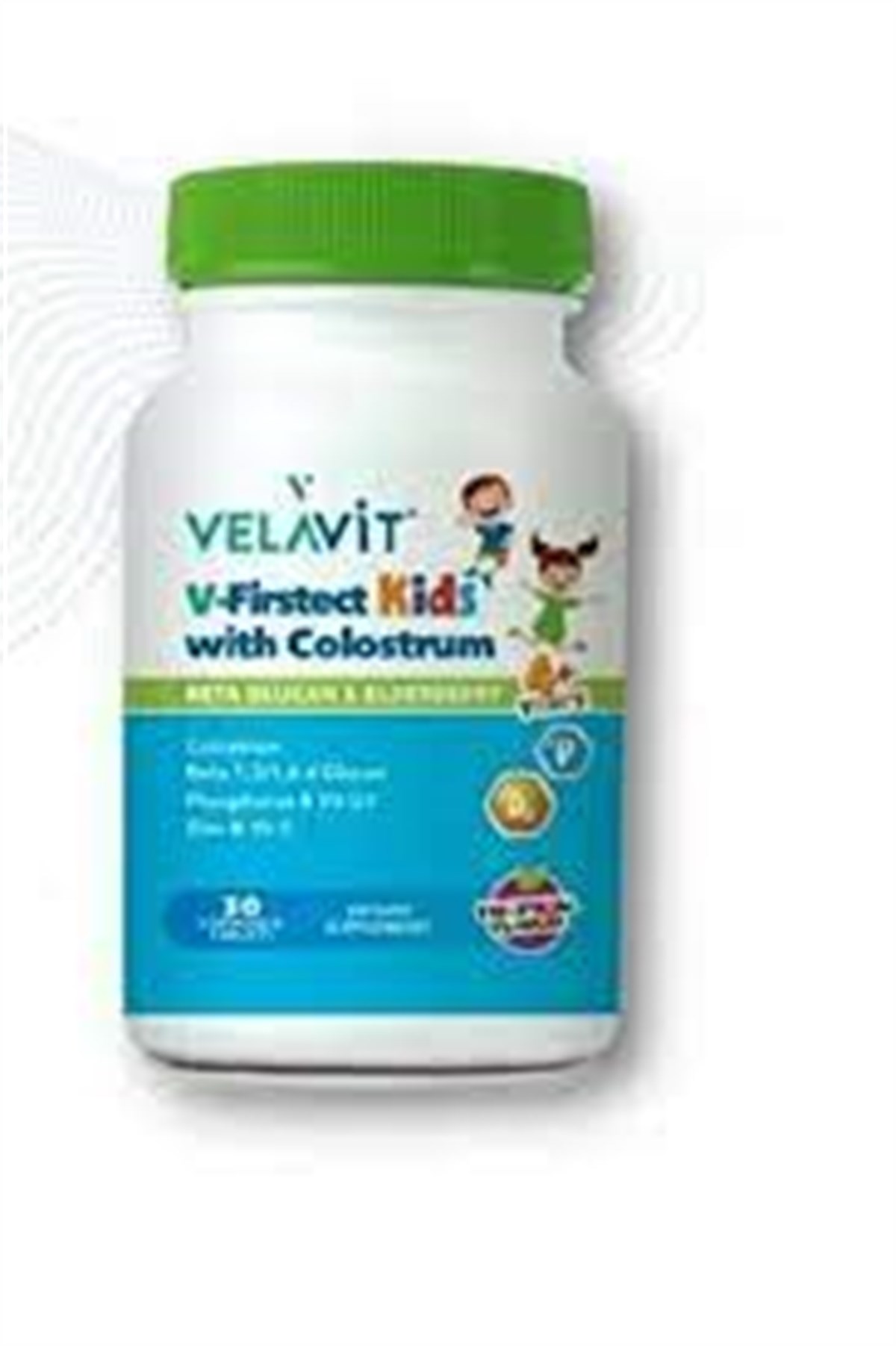 Velavit V-Firstect Kids with Colostrum 30 Tablet DepoEczanem.com ...
