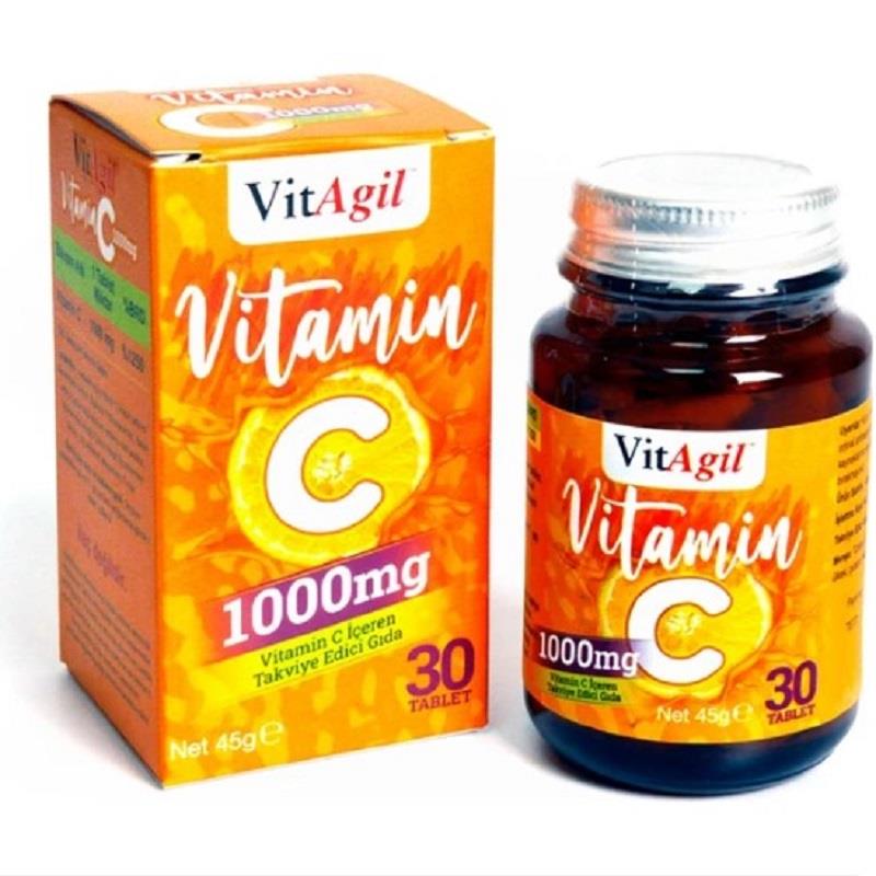 Vitagil Vitamin C 1000 mg 30 Tablet depoeczanem.com'da