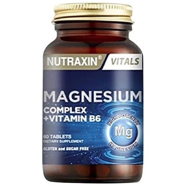 Nutraxin Magnesium Complex Vitamin B6 60 Tablet depoeczanem.com'da