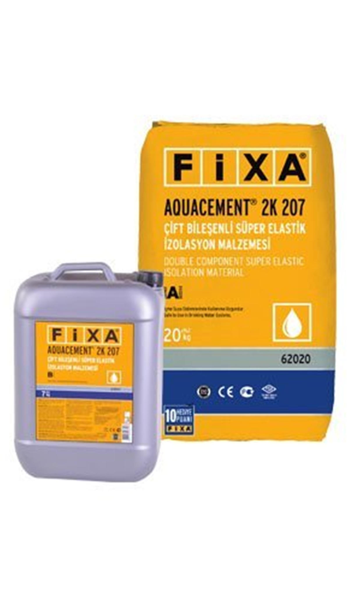 Fixa Süper Elastik Su Yalıtımı A-20 Kg ve B-7 Kg - Kepez Yapı Market