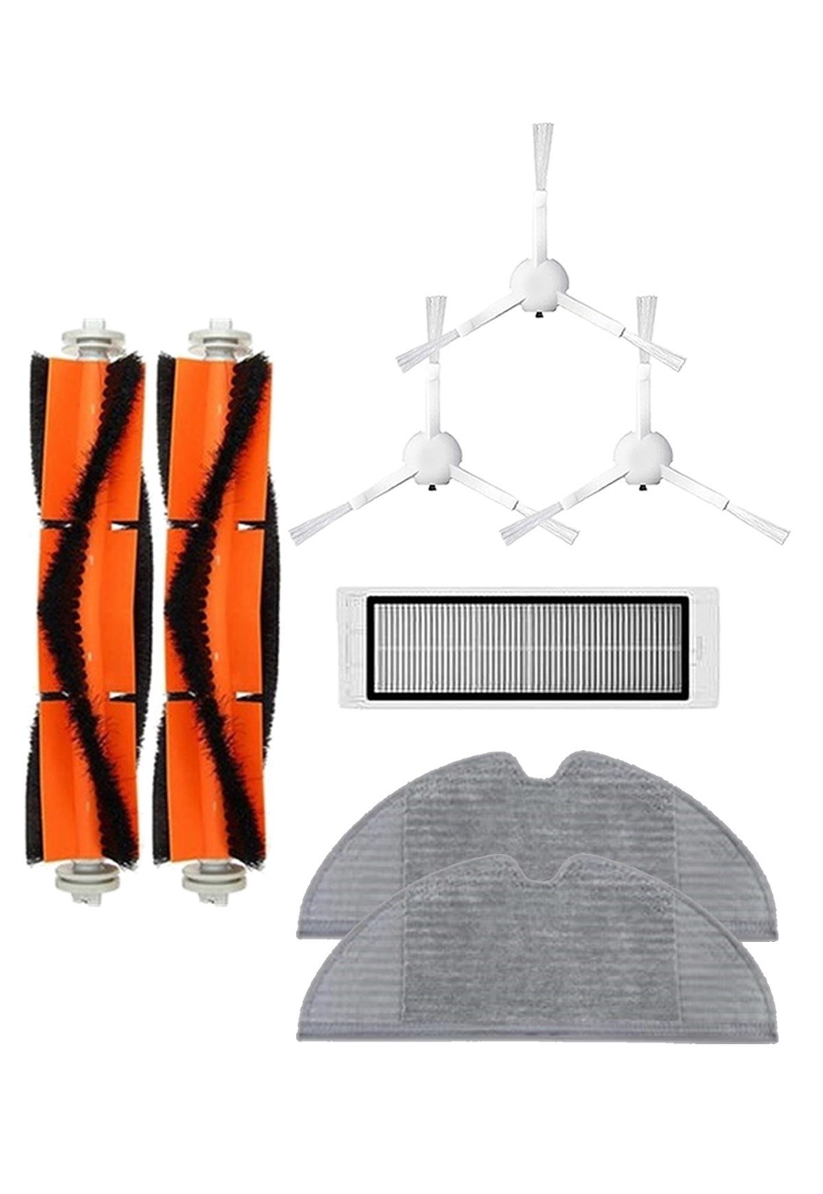 Xiaomi Vacuum Mop 2C (XMSTJQR2C) Robot Süpürge Uyumlu 8'li Yedek Parça ...