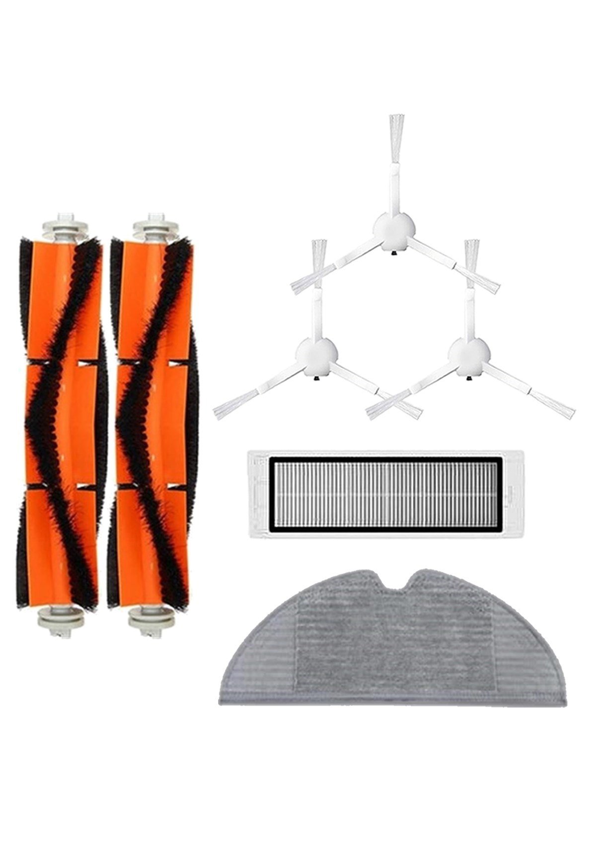 Xiaomi Vacuum Mop 2C (XMSTJQR2C) Robot Süpürge Uyumlu 7'li Yedek Parça ...