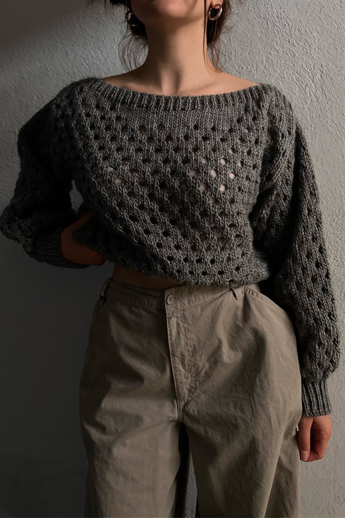 Stay Gray Ajurlu Kazak | Carpe