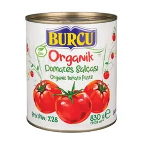 Burcu Organik Domates Salçası Teneke 830 Gr
