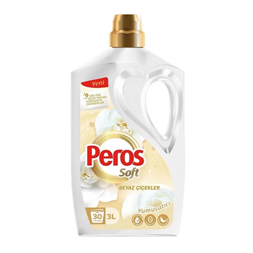 Peros Soft Yumuşatıcı Beyaz Çiçekler 3 Lt 30 Yıkama