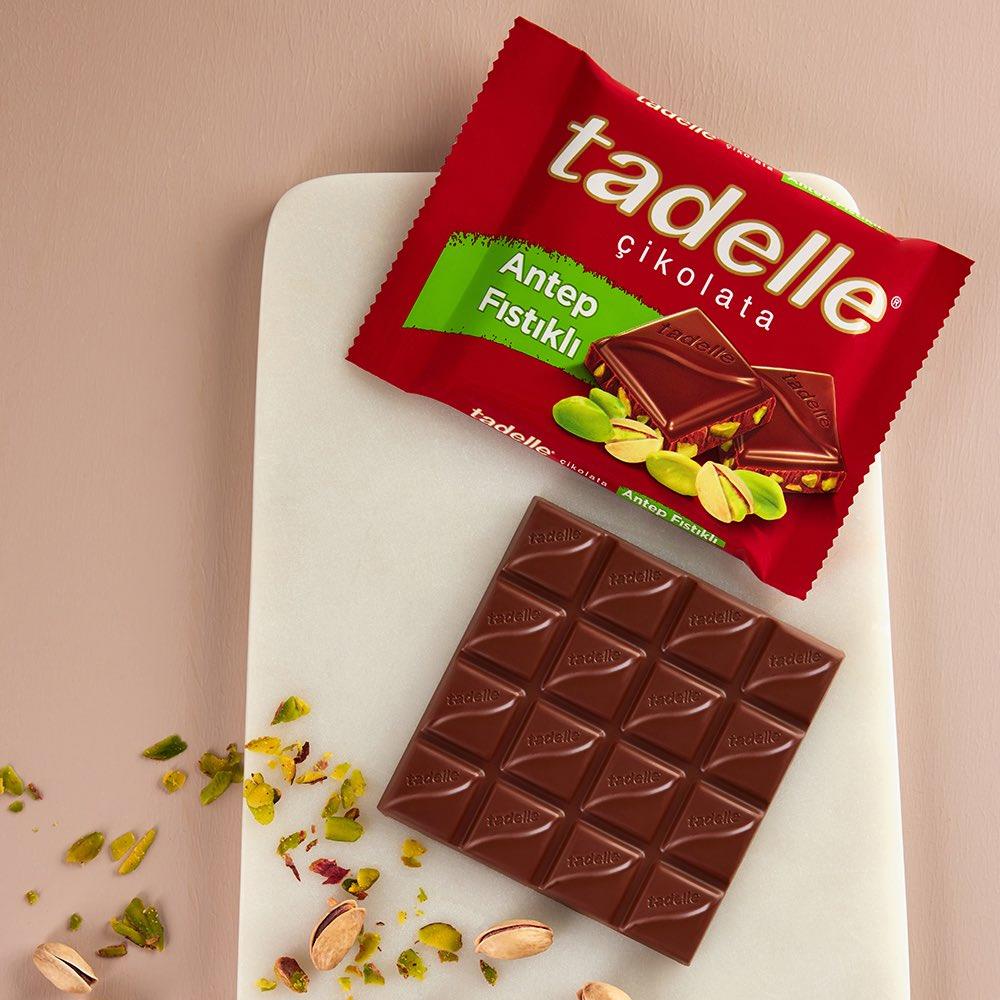 Tadelle Antep Fıstıklı Çikolata 60 Gr Tablet