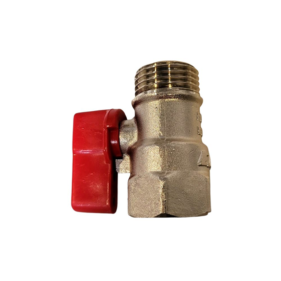 Eca 1/2" Mini Küresel Vana - Kırmızı