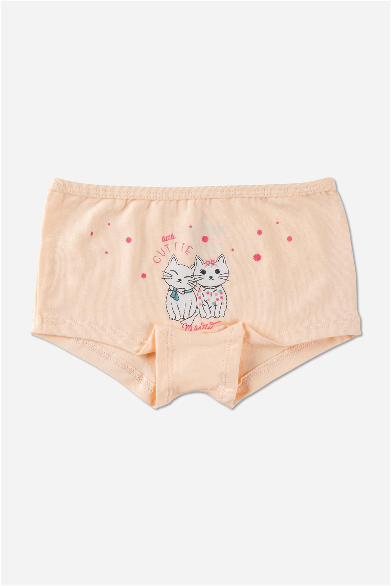 Baykar Kız Çocuk Baskılı Boxer 3'lü Paket Renkli - Baykaronline