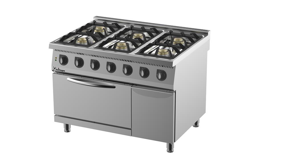 Kuzine Fırınlı Fanlı Gazlı & Elektrikli Ocak 1200 x 700 x 900 mm
