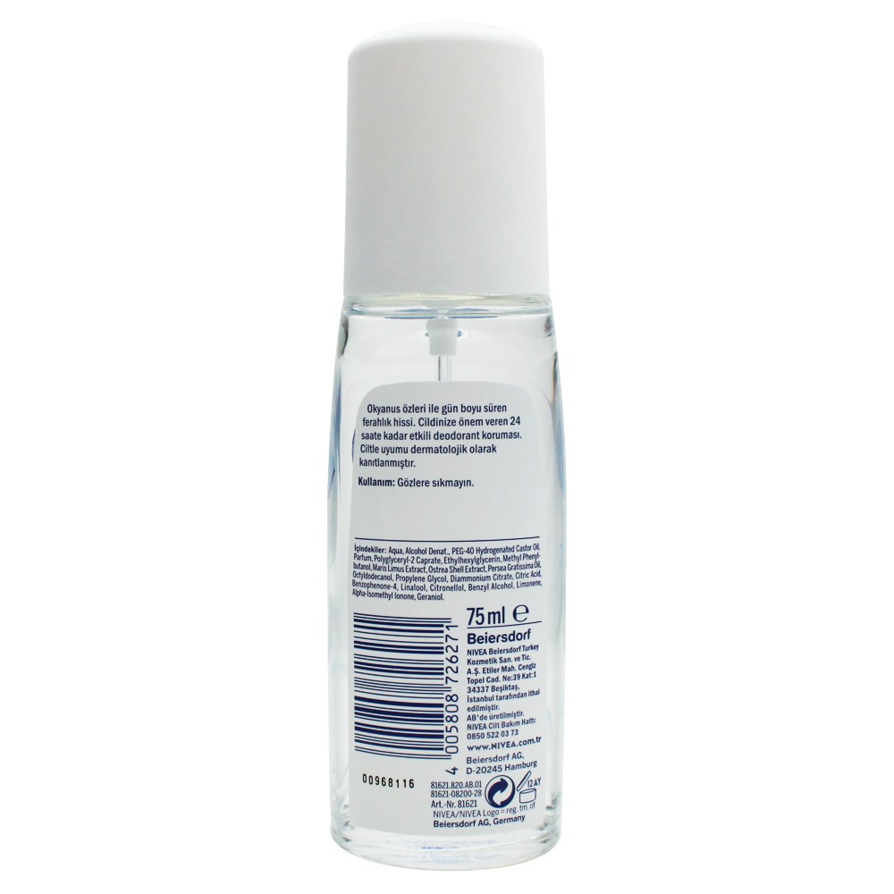Nivea Pump Spor Bayan Fresh Natural 75ml