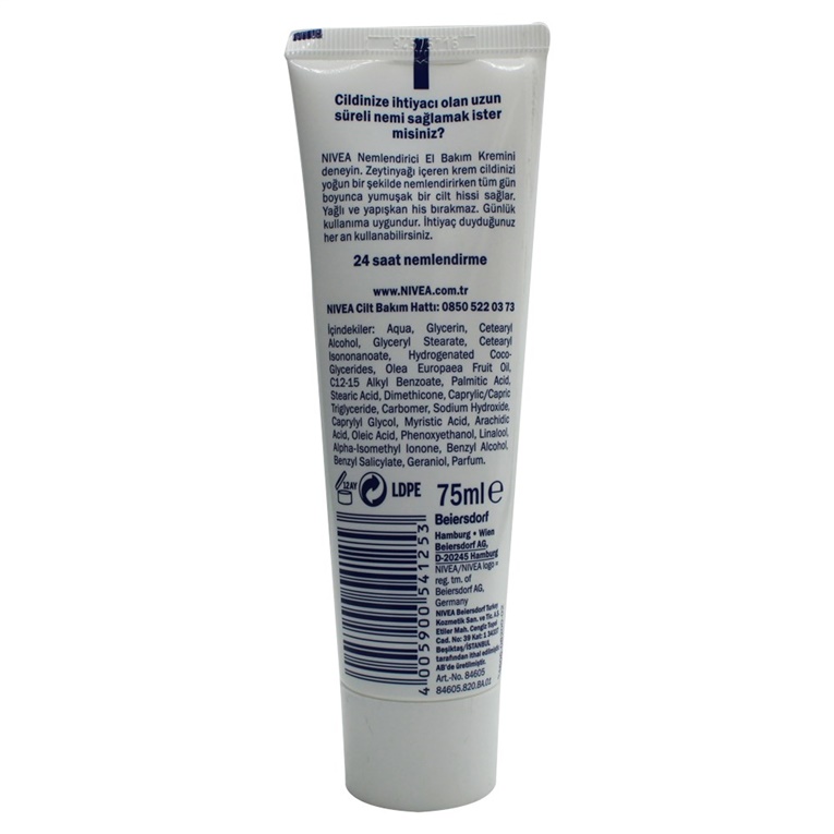 Nivea El Krem Zeytinyağlı 75ml