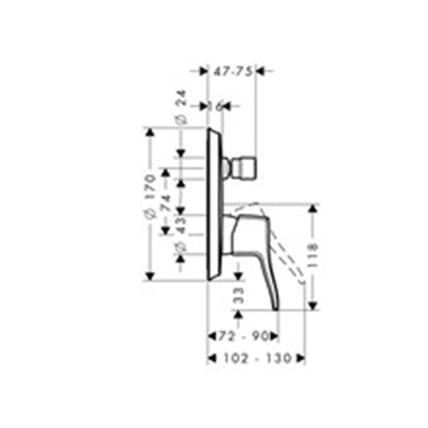 ANKASTRE BANYO BATARYASI-METRİS BANYO BATARYASI-TEK KOLLU ANKASTRE ...