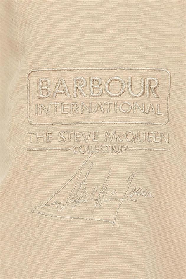 B.Intl Steve McQueen Harrington Ceket Military Brown