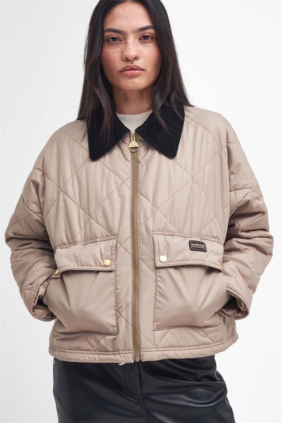 B.Intl Laia Kapitone Ceket BE33 Light Trench