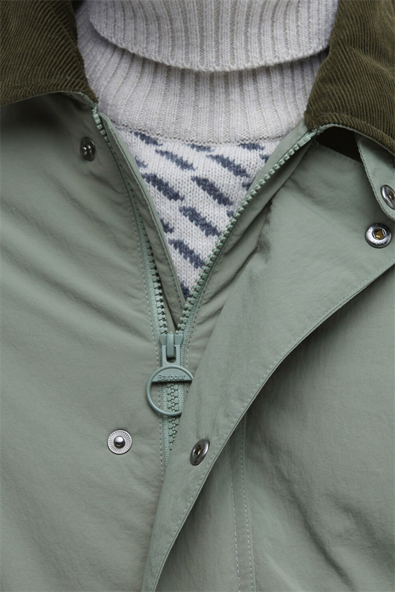 Barbour Winter Wadded Showerproof Ceket GN32 Lt.Green