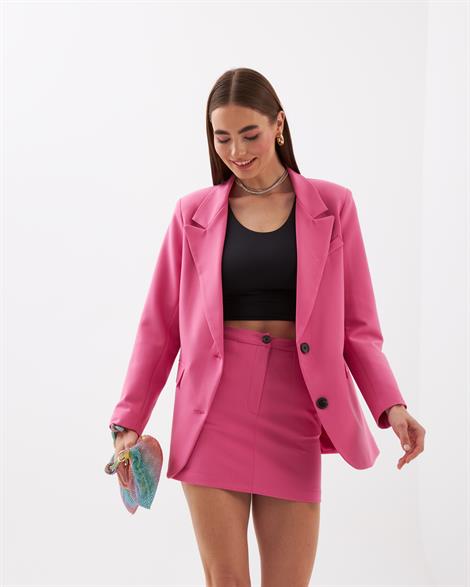 Cute Mini Skirt Pembe