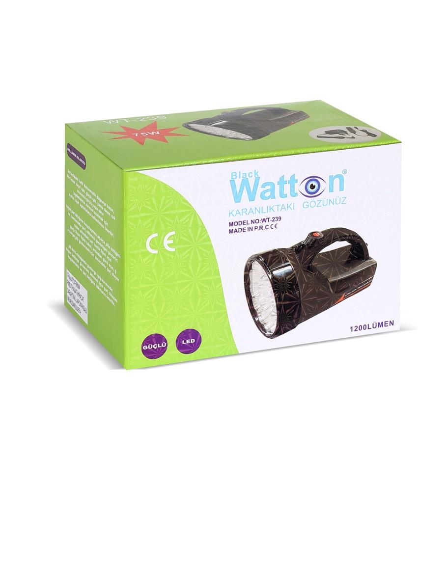 1200 LÜMEN 25 LEDLİ EL FENERİ WATTON WT-239 | El Feneri