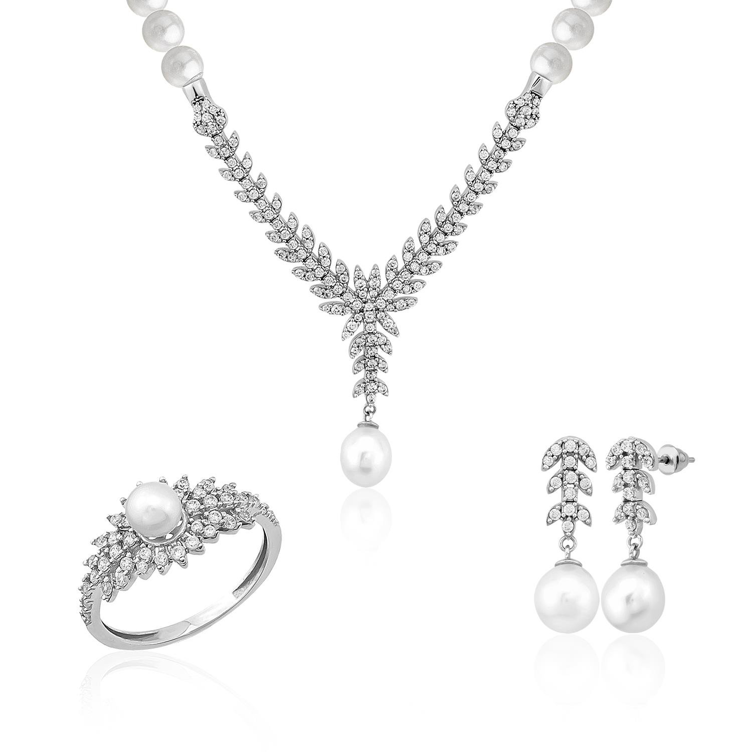 Altın ve İncili Are Gelin Seti