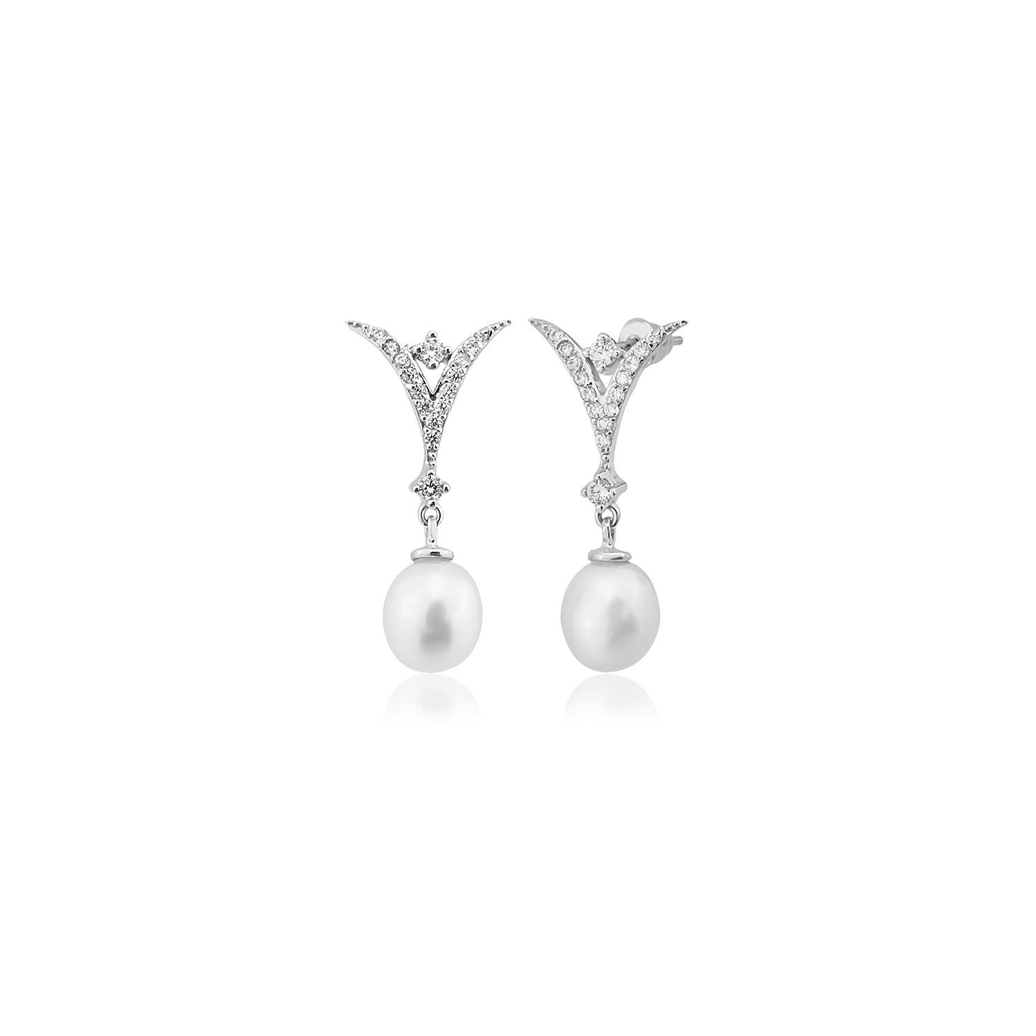 Altın ve İncili Aurielle Gelin Seti