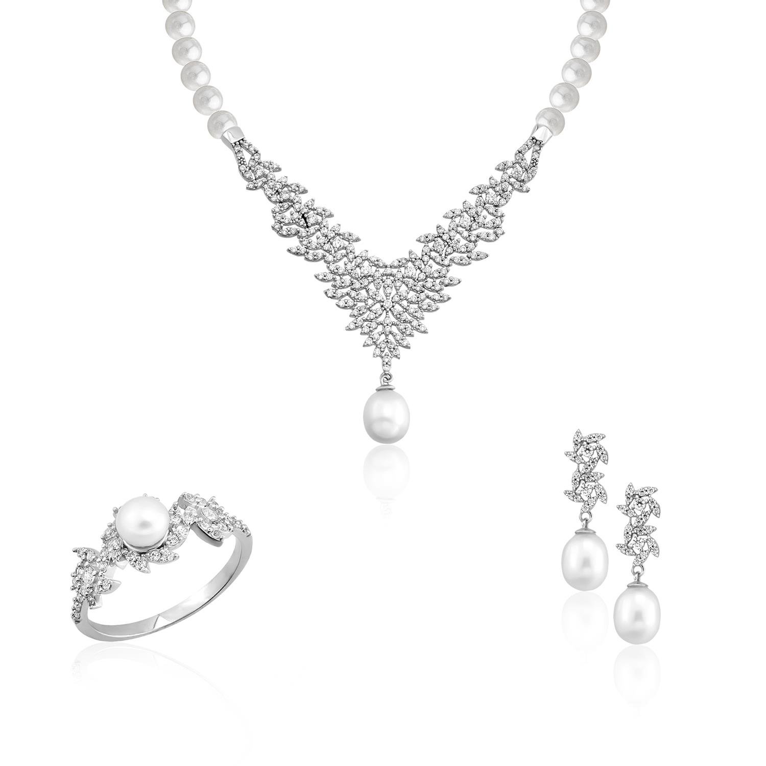 Altın ve İncili Serenata Gelin Seti