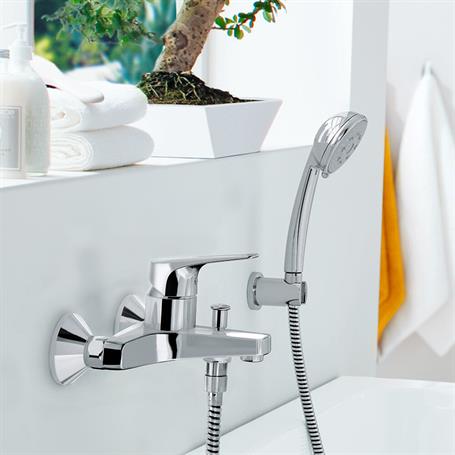 Grohe BauFlow Banyo Bataryası Krom 23601000 - banyoveseramik.com
