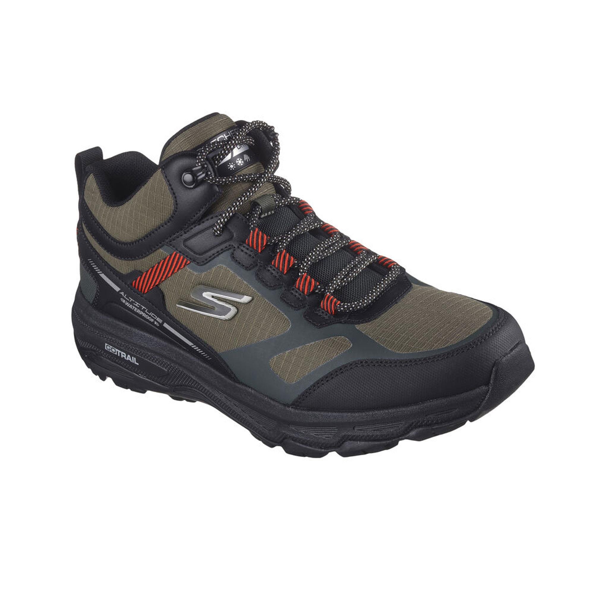 Skechers Go Run Trail Altitude Erkek Bot 220573-OLBK