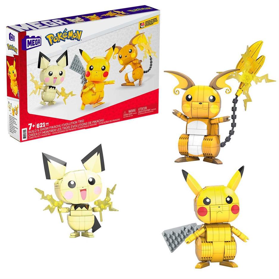 GYH06 MEGA Pokemon Pikachu Donu um 3lusu 621 parca 7 ya