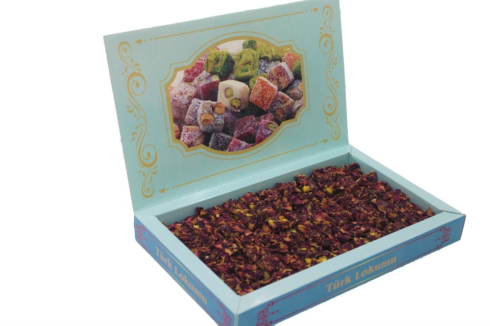 GÜL YAPRAKLI LOKUM / ÇEŞİTLERİ (ANTEP FISTIKLI-1KG)