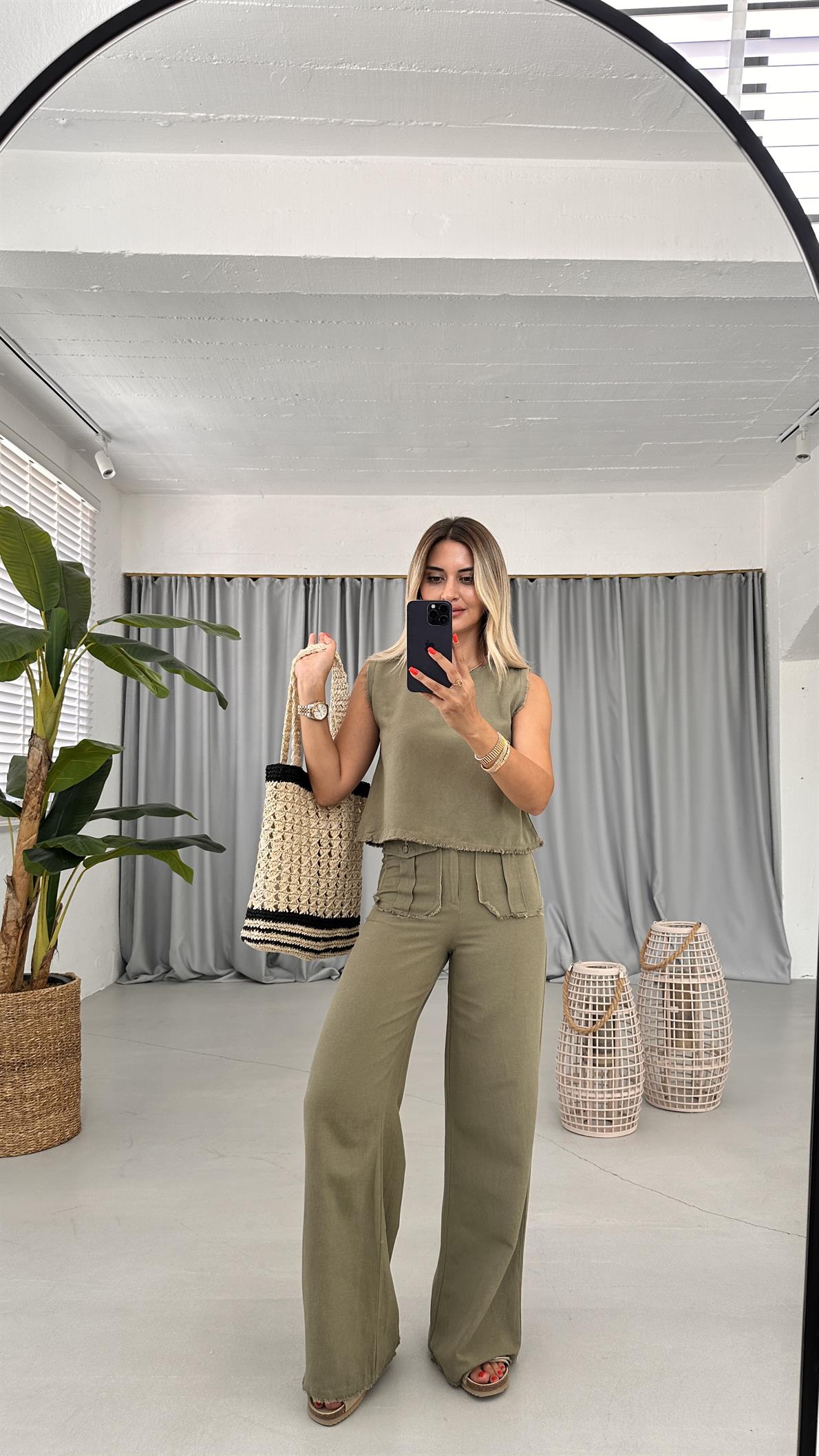 Orjinal Marka Ham Keten Haki Bohem Takım