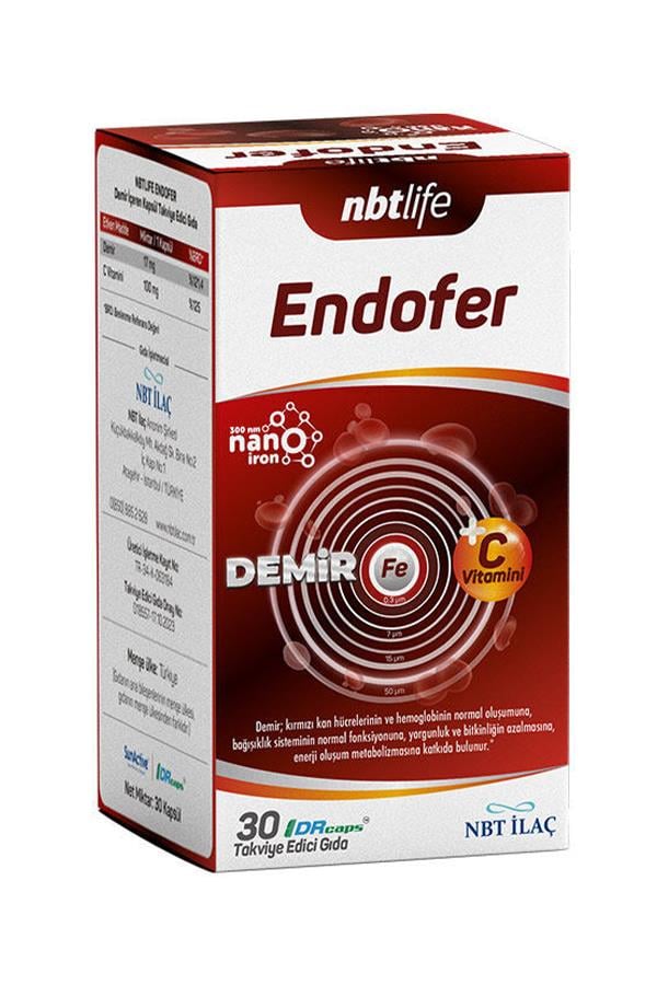 NBTLife Endofer Demir 30 Kapsül