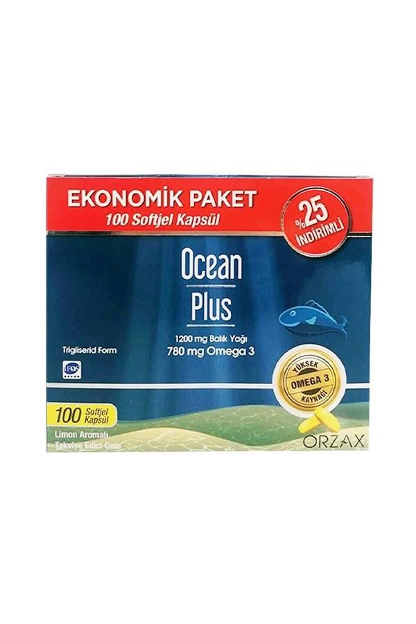 Orzax OCEAN PLUS 100 SOFTJEL KAPSÜL (%25 İNDİRİMLİ)