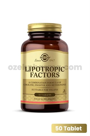 Solgar Lipotropic Factors 50 Tablet | ozekpharma.com