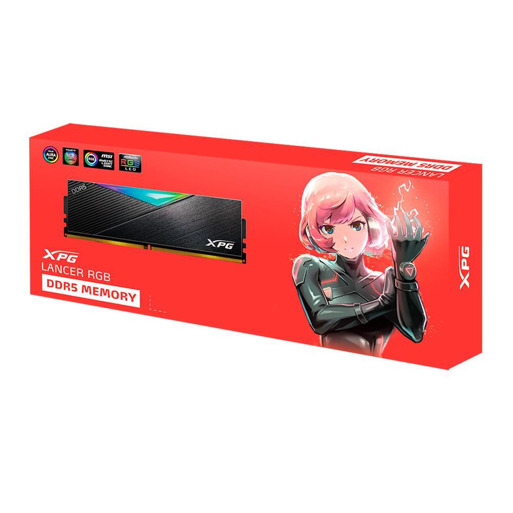 XPG Lancer Siyah RGB AX5U7200C3416G-DCLARBK 32GB (2x16) 7200MHz CL34 ...